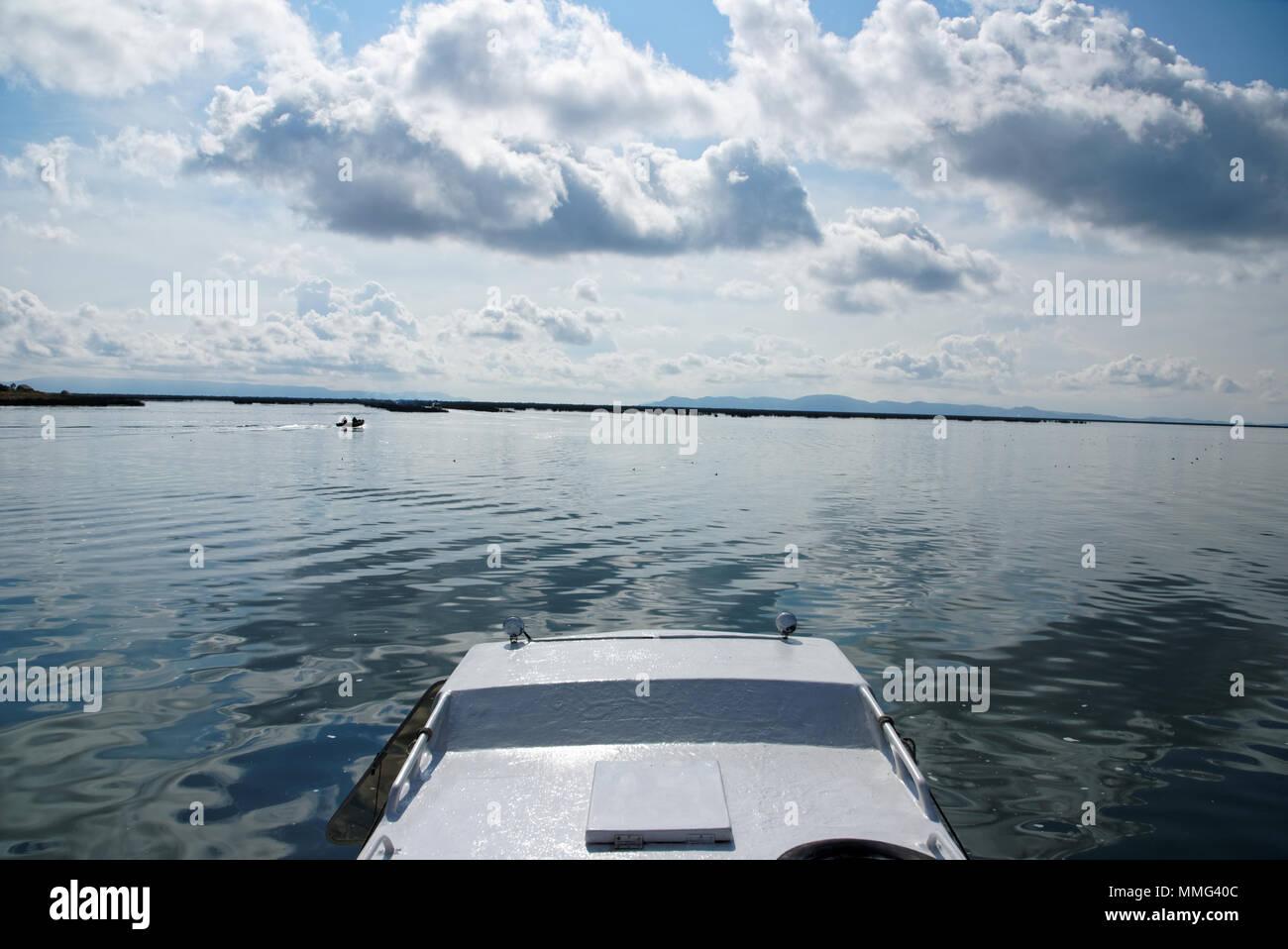 Titicaca Lake Boat Ride Stock Photo - Alamy
