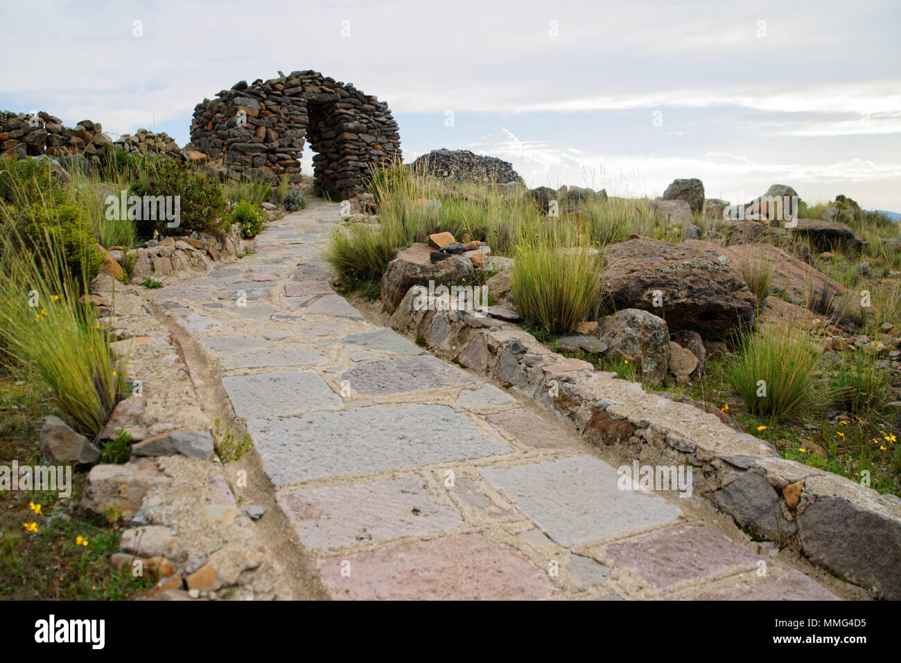 Gate taquile island lake hi-res stock photography and images - Alamy