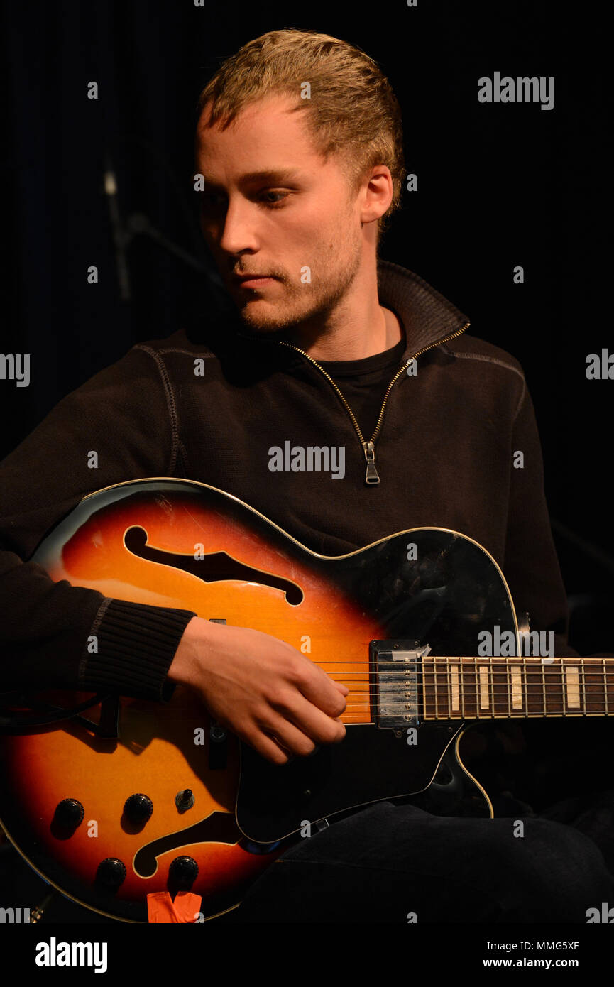 Adam Holmes and the Embers performing at the Carnegie Hall in Sandwick ...