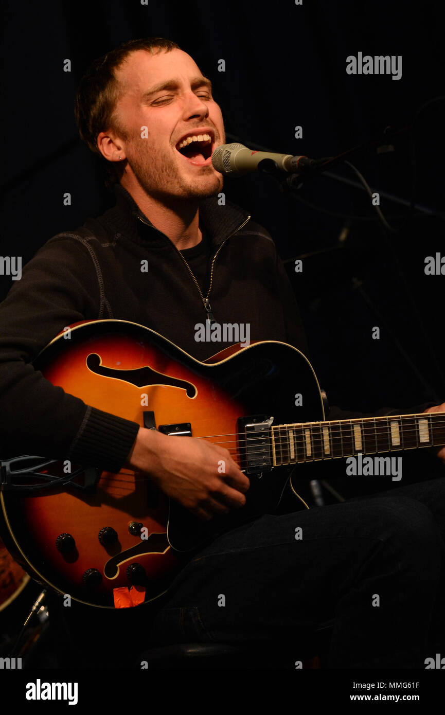 Adam Holmes and the Embers performing at the Carnegie Hall in Sandwick ...