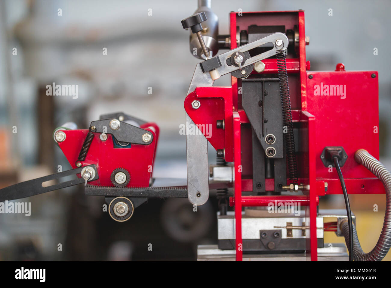 Professional modern typography machine at a factory Stock Photo - Alamy