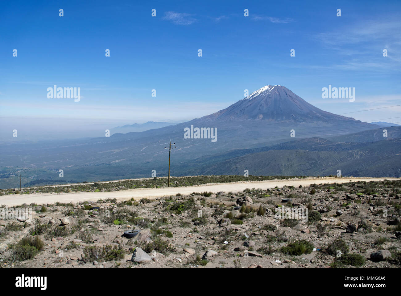 Misti Mountain Landscapes Stock Photo - Alamy