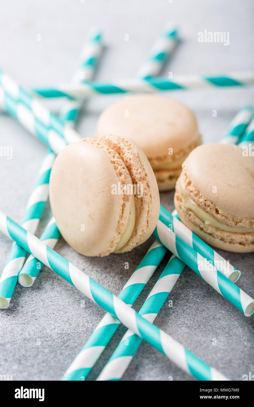 French assorted macarons Stock Photo - Alamy
