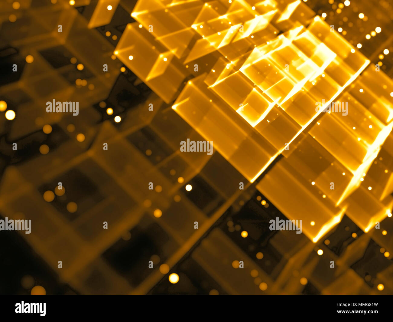 Gold light pattern hi-res stock photography and images - Alamy