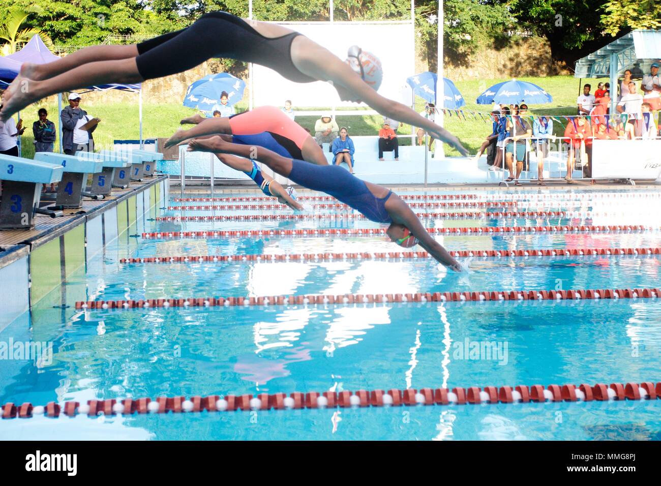 Swimming Pool, Beau Bassin.Mauritius Stock Photo - Alamy