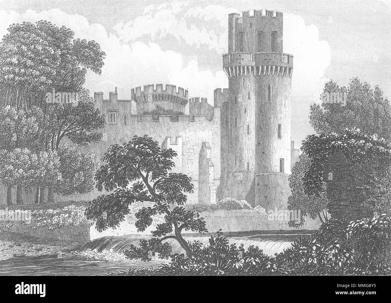 Guys tower at warwick castle hi-res stock photography and images - Alamy