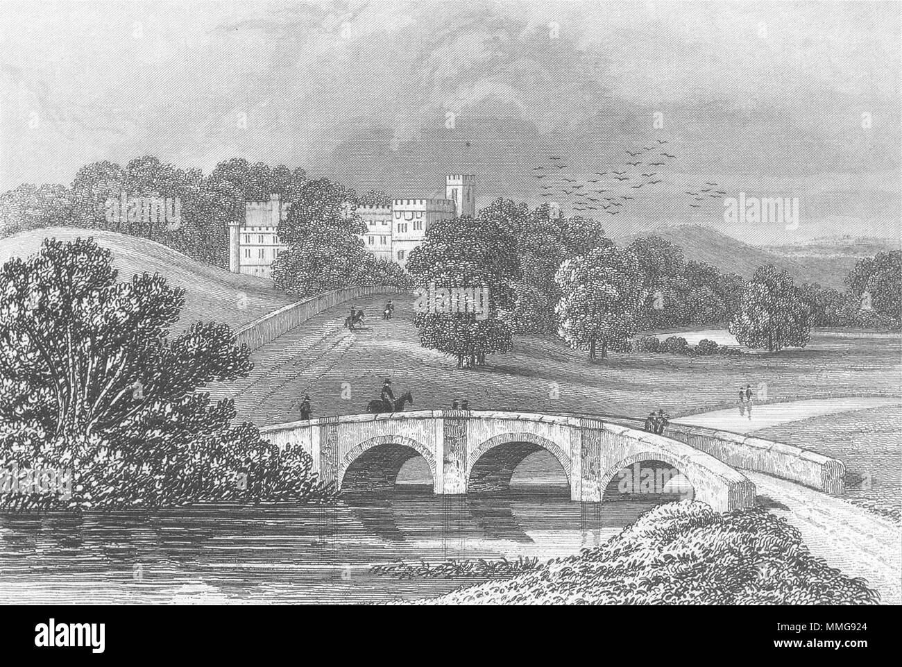 Haddon hall Black and White Stock Photos & Images - Alamy