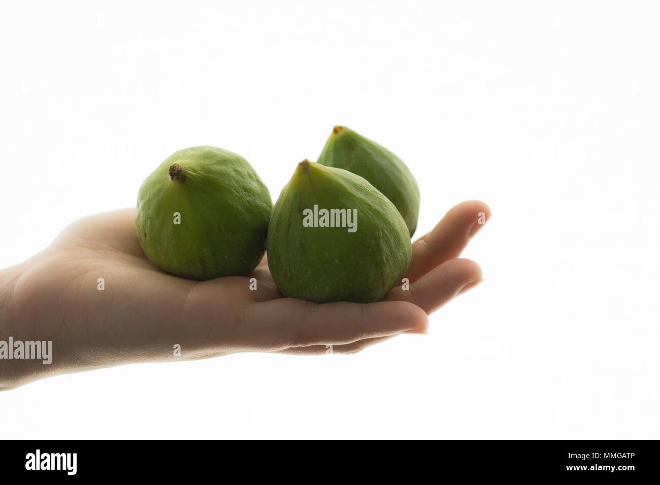 Figs in hands Stock Photo - Alamy