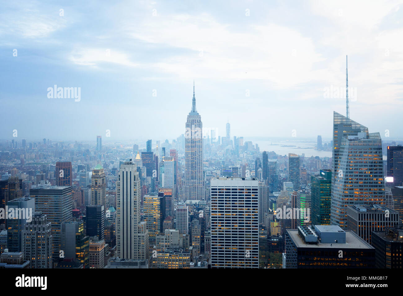 New york city top of the rock hi-res stock photography and images - Alamy