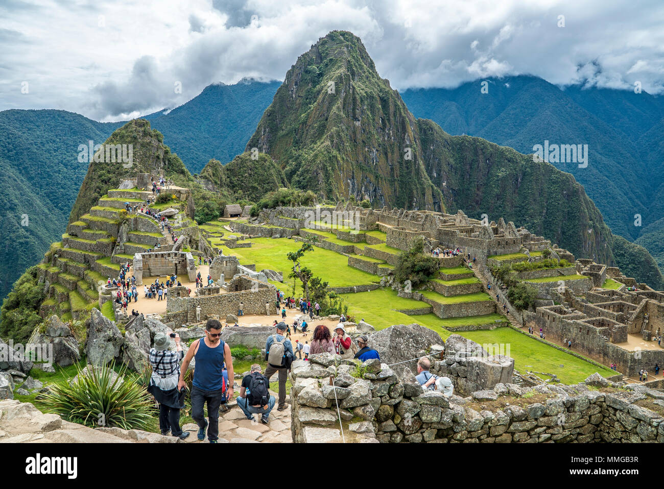 The road to Machu Picchu and beautiful landscapes Stock Photo - Alamy