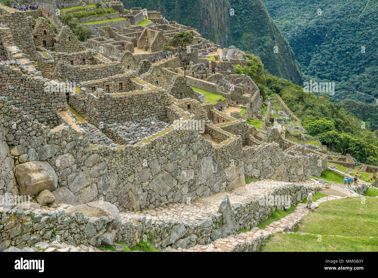 The road to Machu Picchu and beautiful landscapes Stock Photo - Alamy