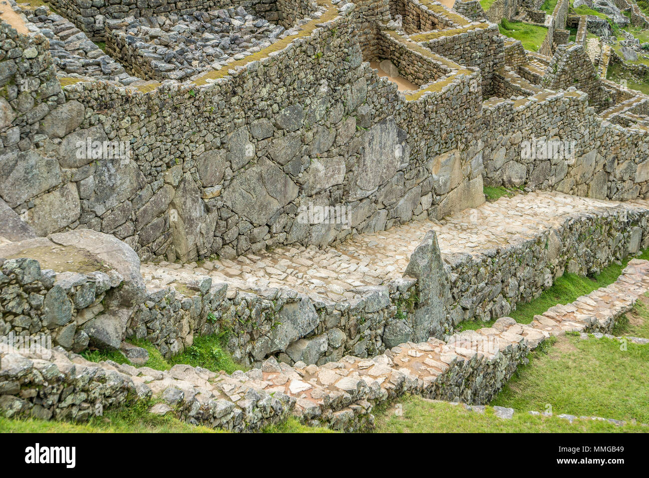 The road to Machu Picchu and beautiful landscapes Stock Photo - Alamy