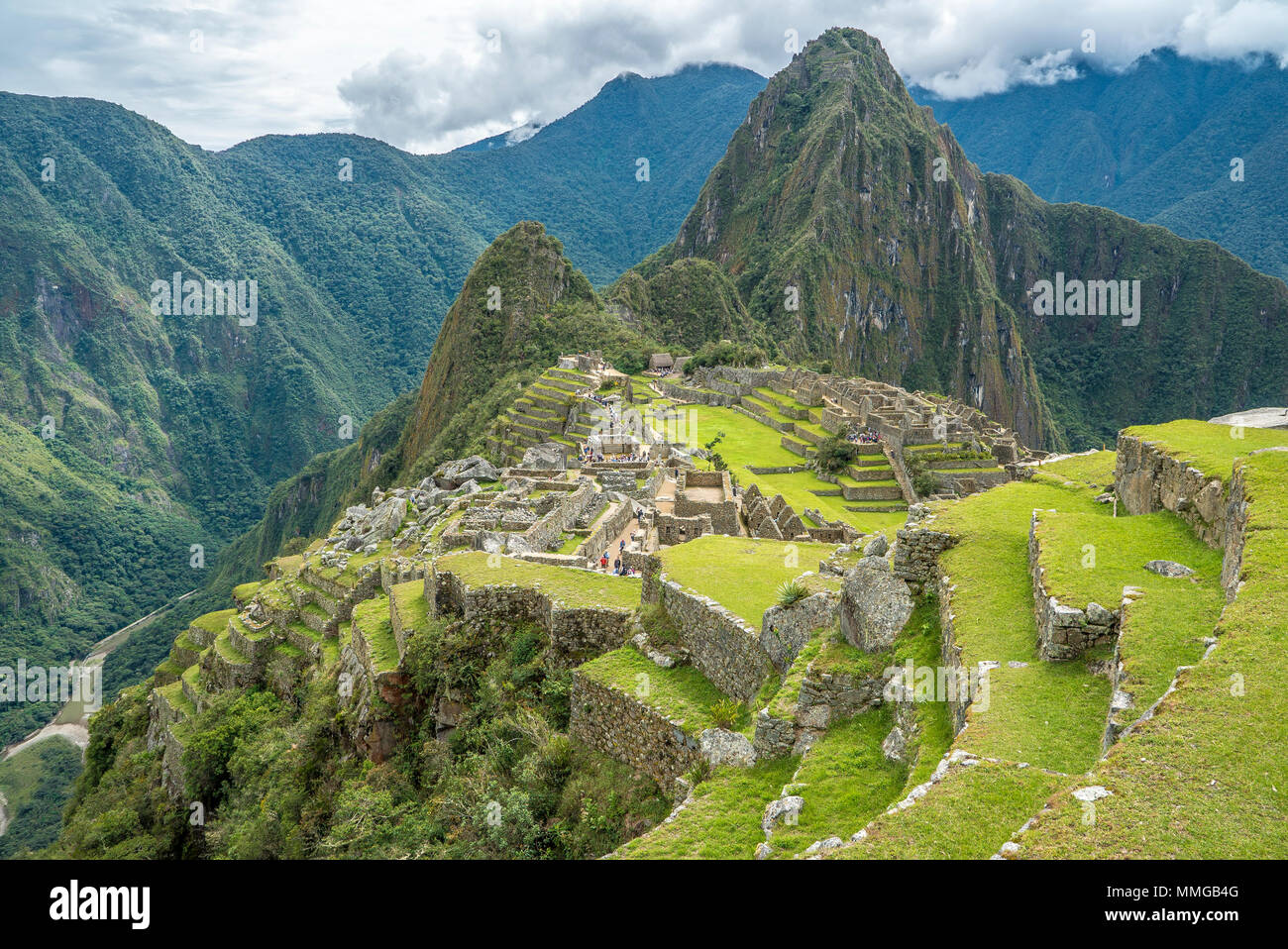 The road to Machu Picchu and beautiful landscapes Stock Photo - Alamy