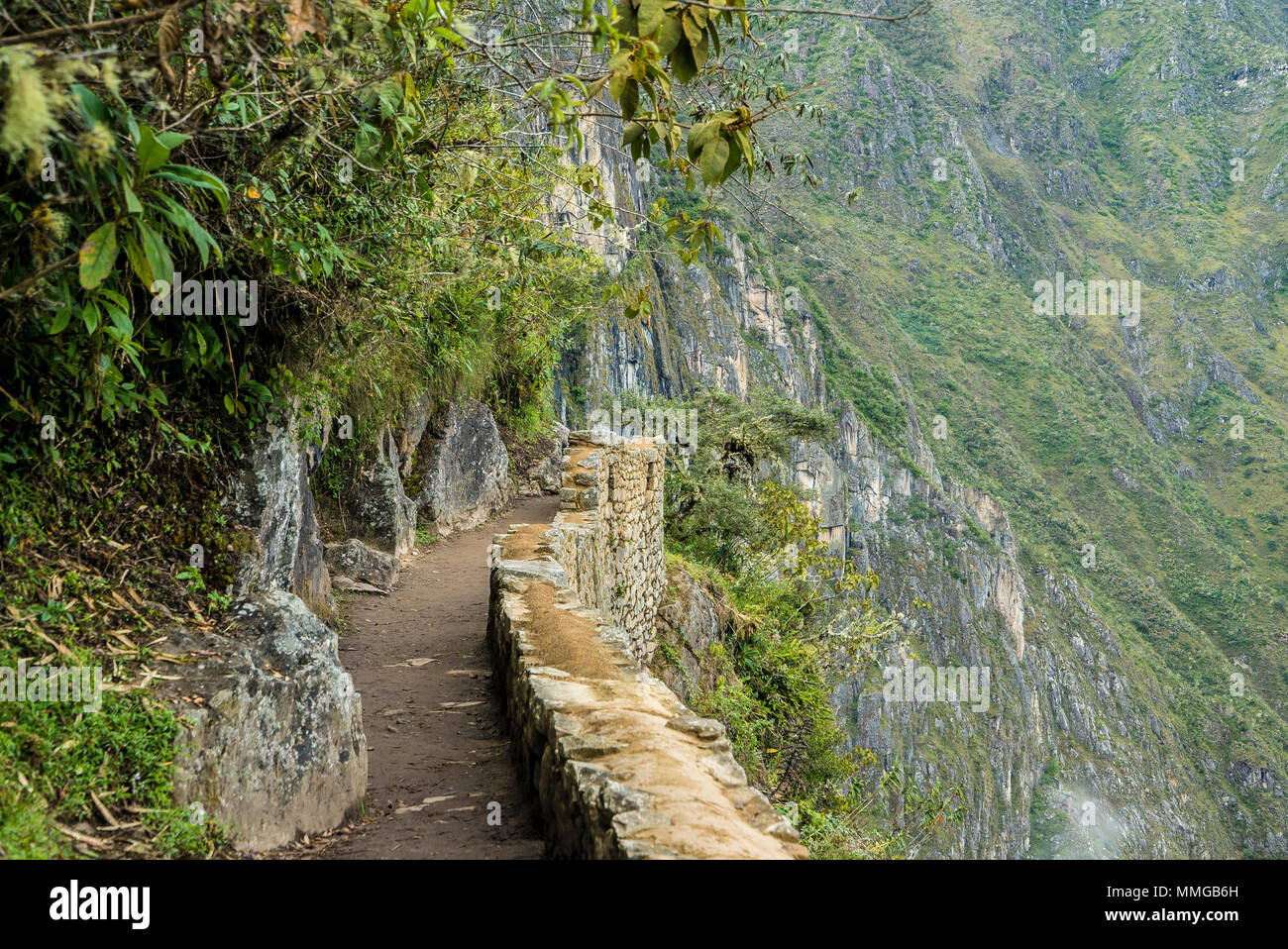 The road to Machu Picchu and beautiful landscapes Stock Photo - Alamy