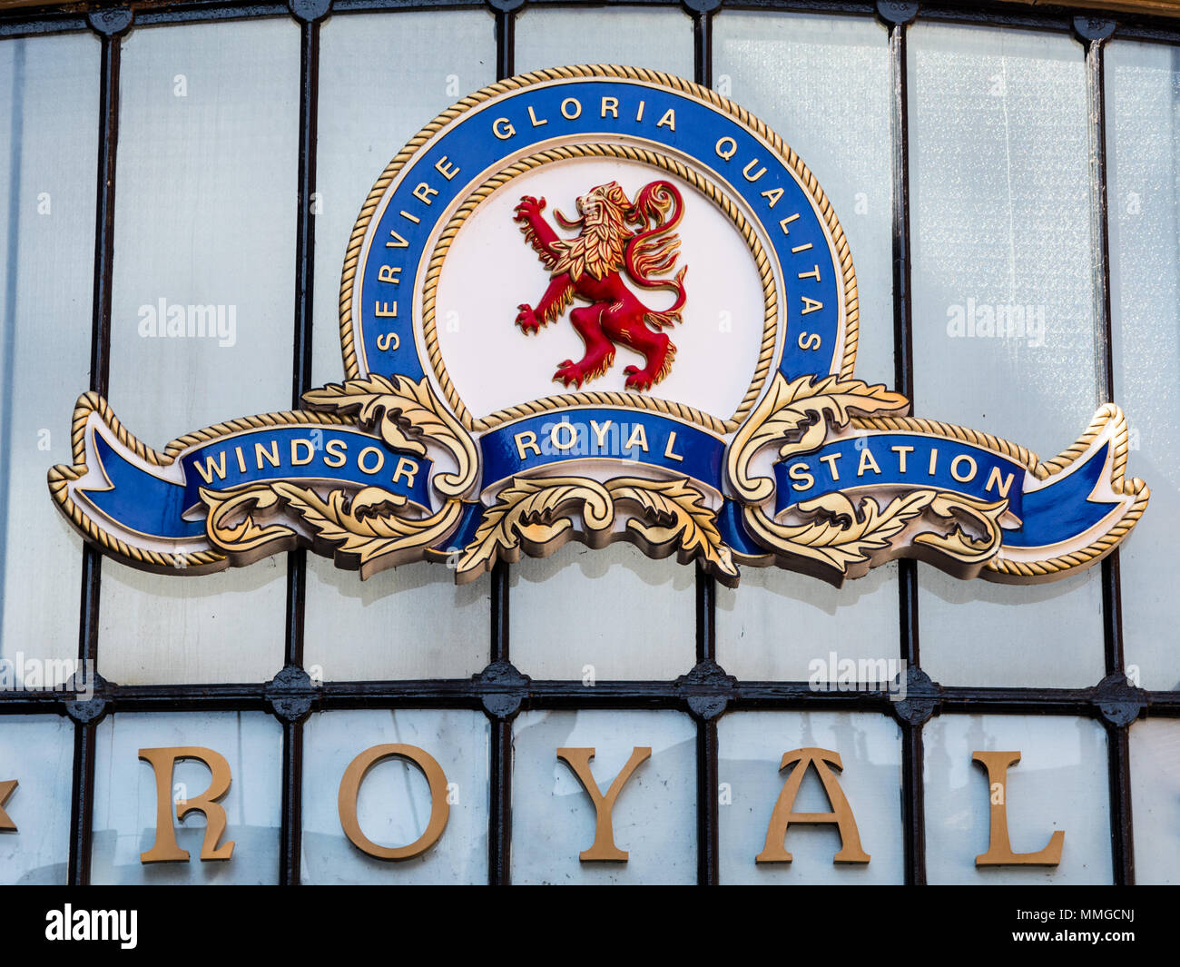 Windsor Royal Station, Windsor, Berkshire, England, UK, GB Stock Photo ...