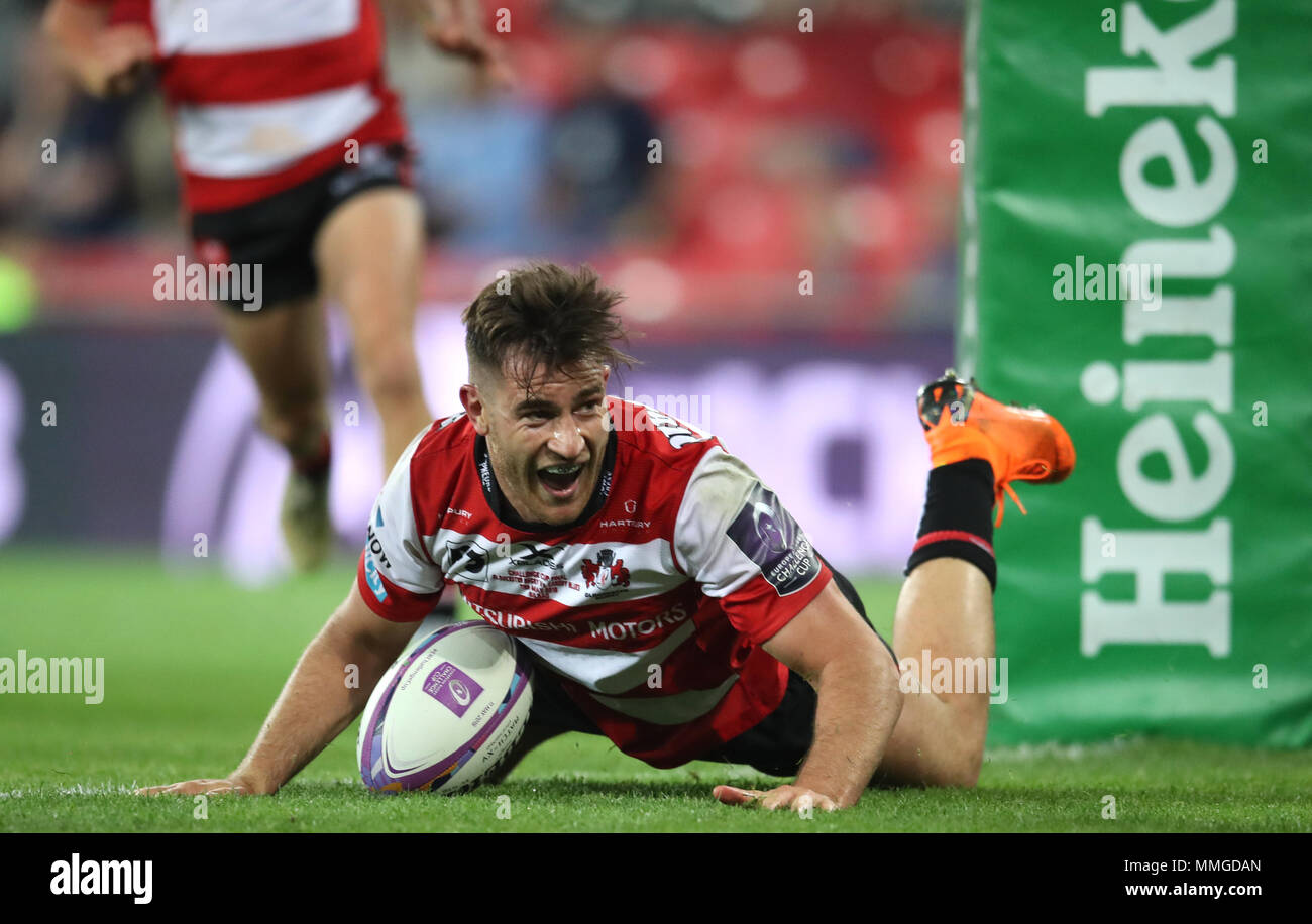Gloucester rugbys mark atkinson hi-res stock photography and images - Alamy