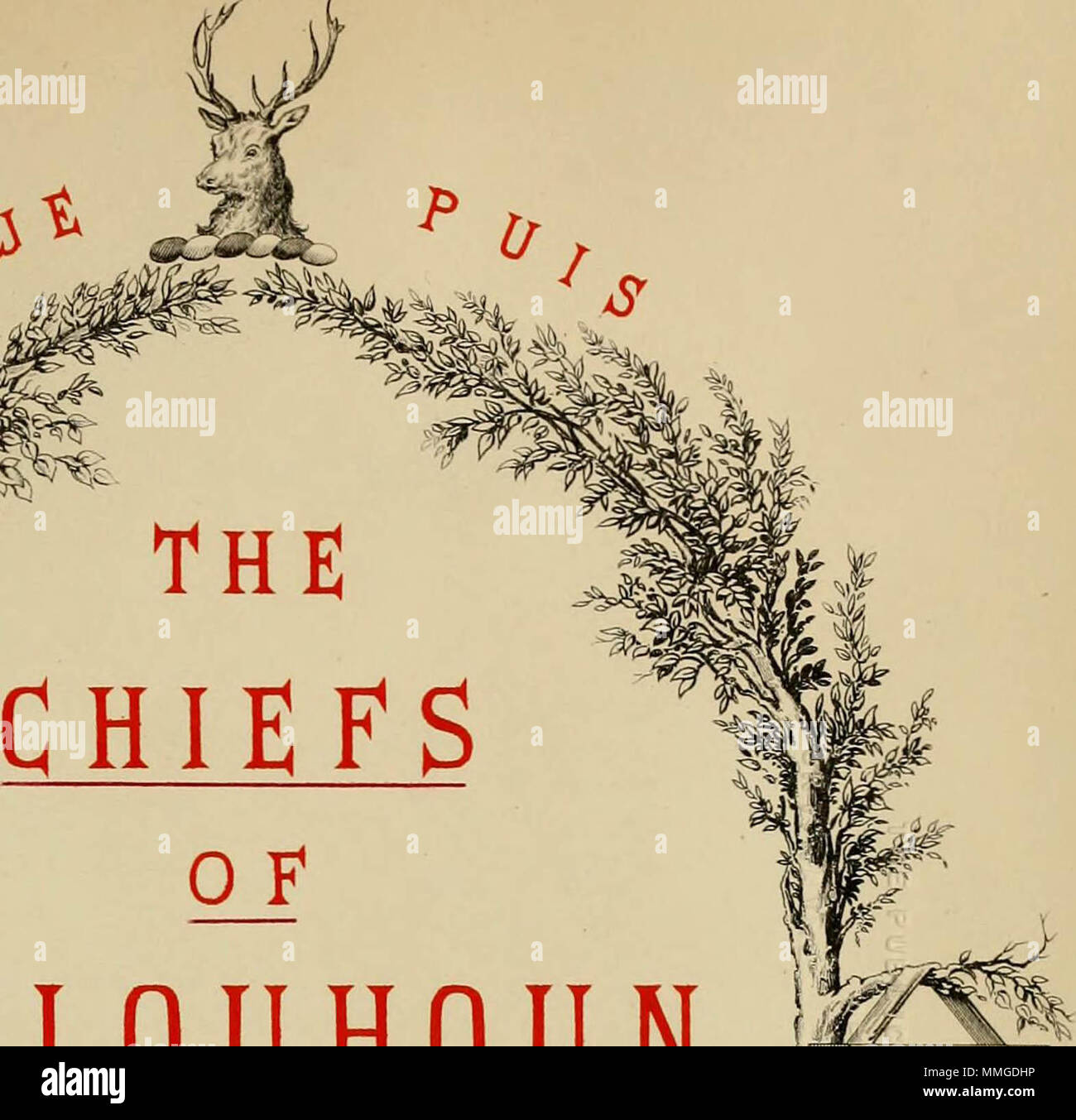 "The chiefs of Colquhoun and their country;" (1869 Stock Photo - Alamy