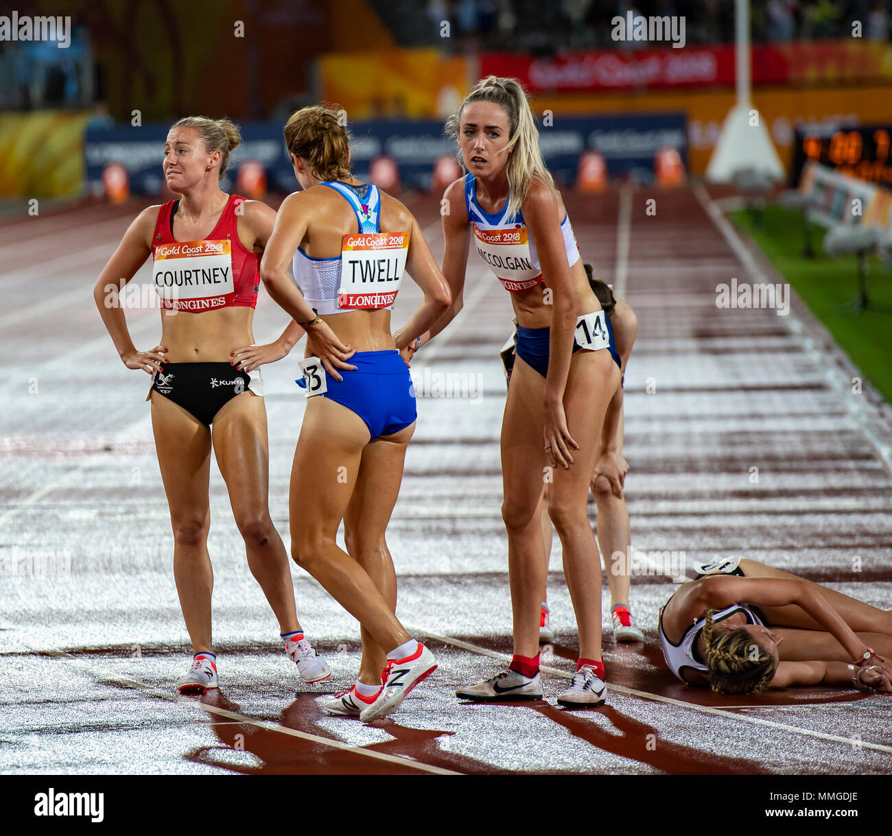 Women's 1500m Final-Commonwealth Games 2018 Stock Photo - Alamy