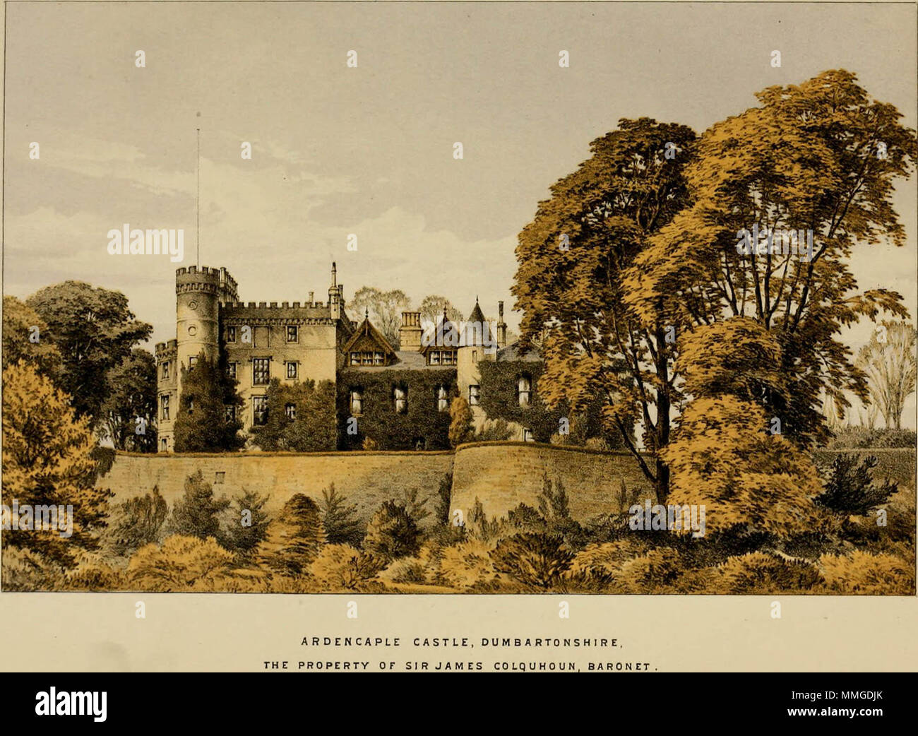 "The chiefs of Colquhoun and their country;" (1869 Stock Photo - Alamy