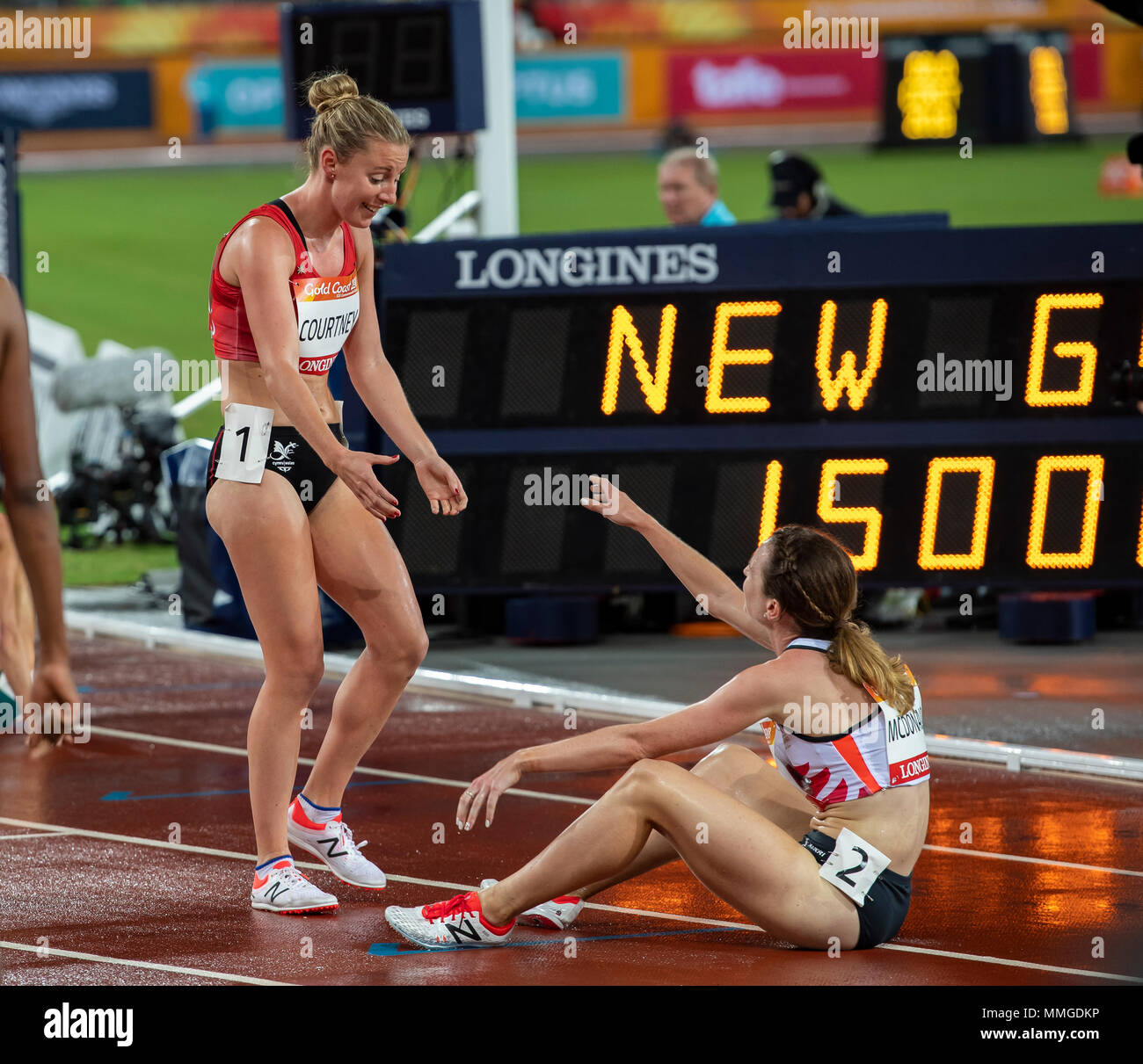 Womens 1500m final carrara stadium hi-res stock photography and images - Alamy