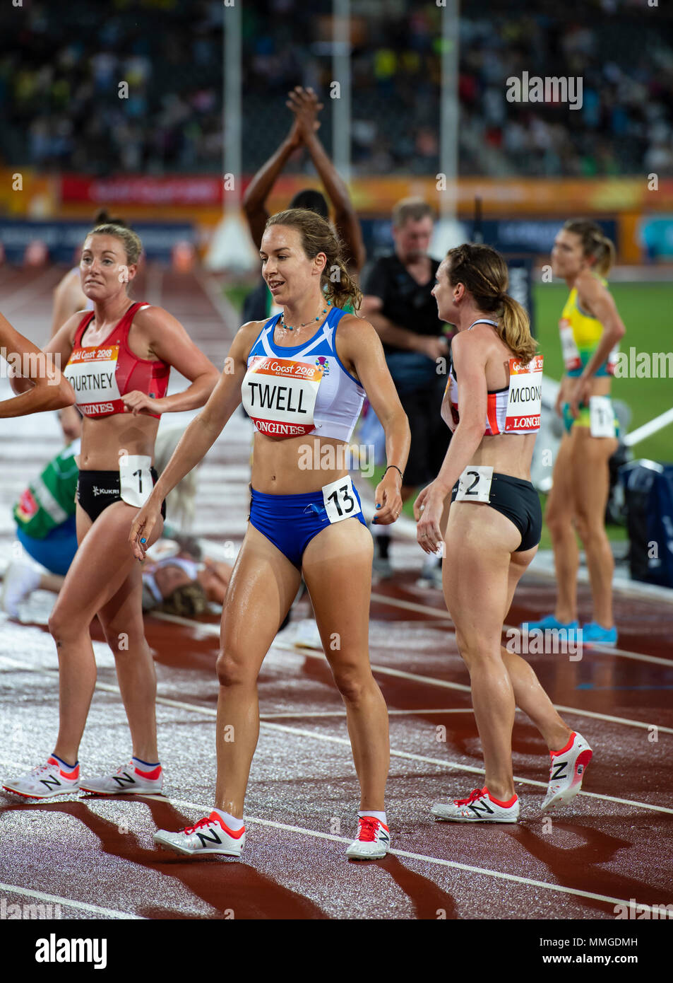 Women's 1500m Final-Commonwealth Games 2018 Stock Photo - Alamy
