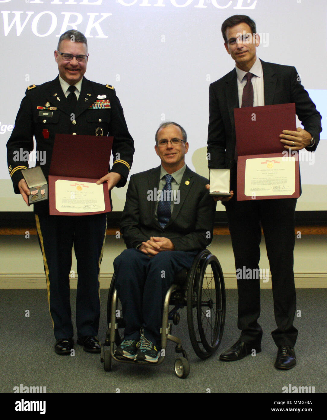 In his civilian capacity, Col. Doug Etter, a chaplain for the Joint ...