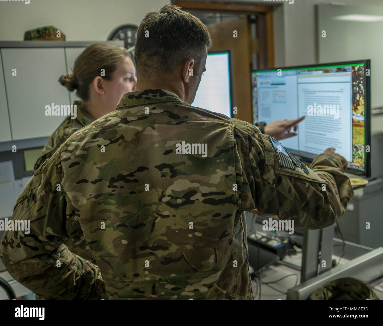 U.S. Air Force 353rd Special Operations Group financial managers review ...
