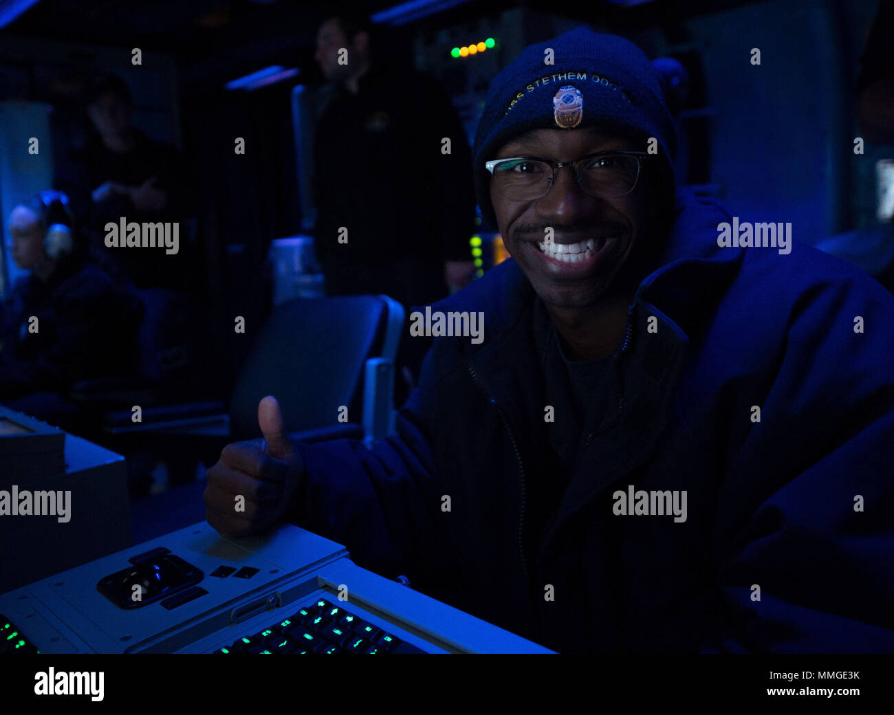 171030-N-HI376-059 WATERS OFF THE COAST OF JAPAN (Oct. 30, 2017) Sonar ...