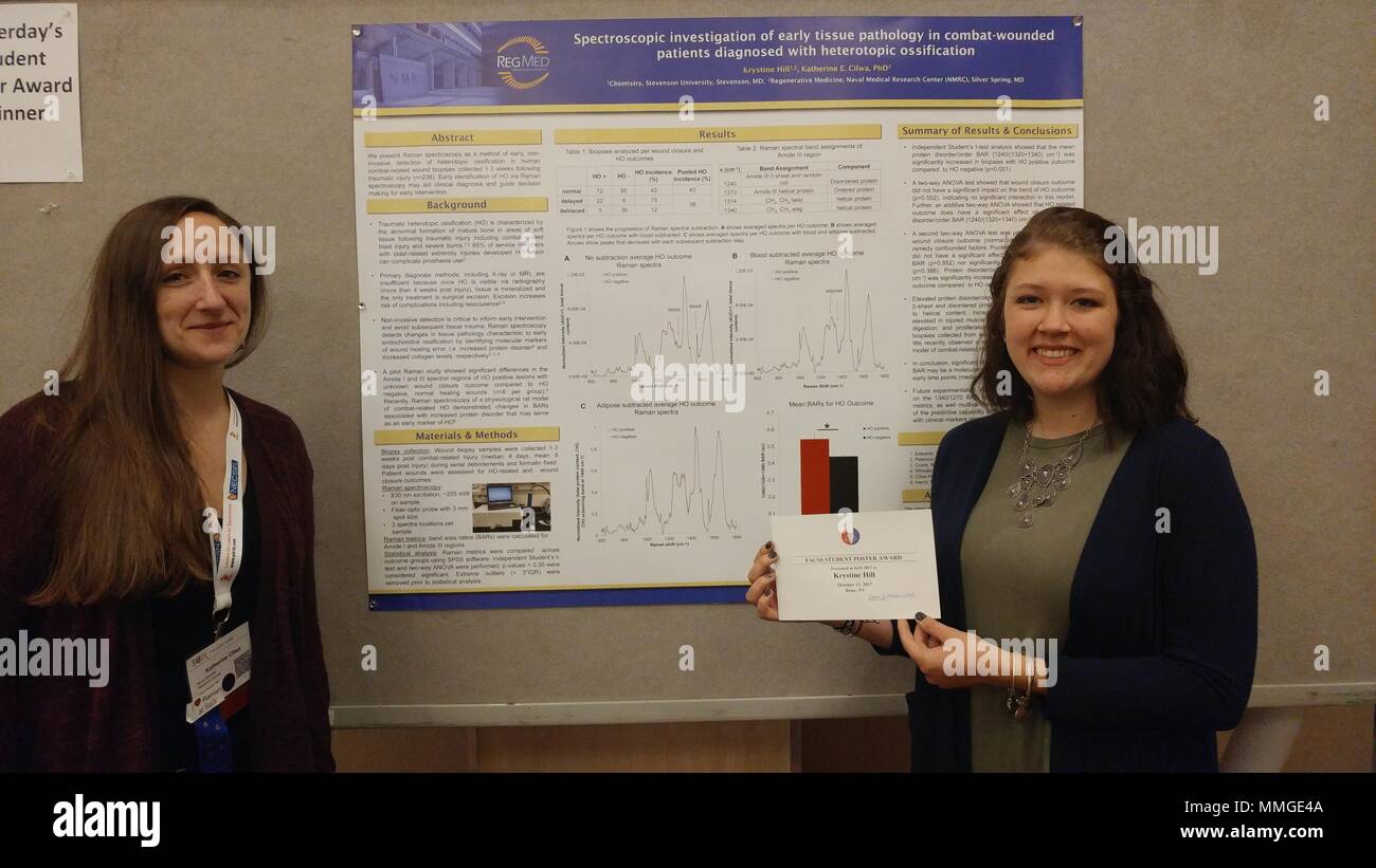 Dr. Katherine Cilwa, Department of Regenerative Medicine, Naval Medical ...