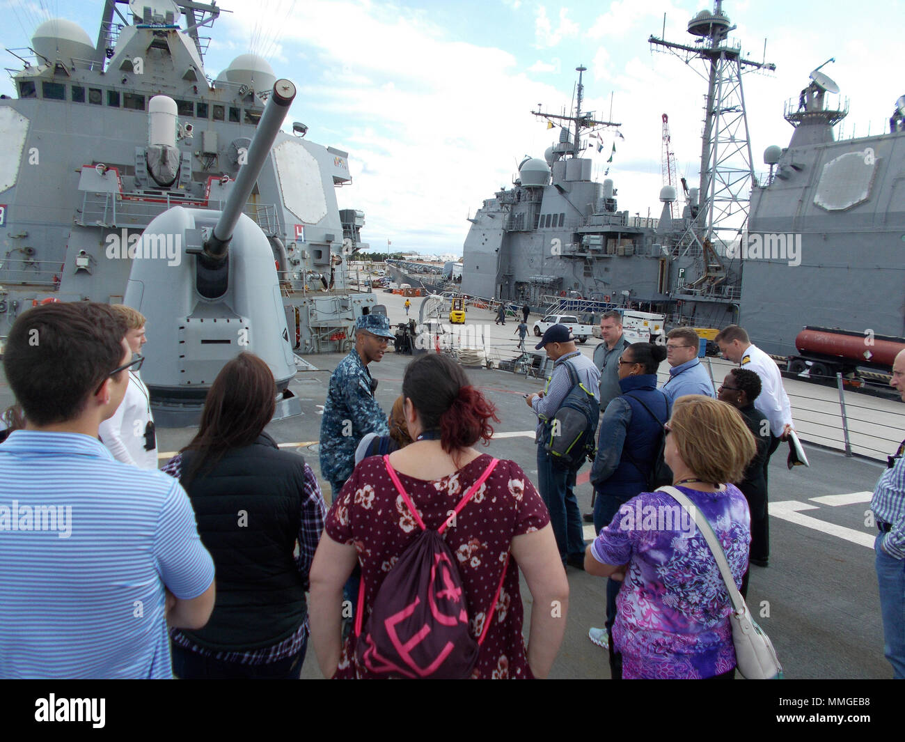 NORFOLK, Va. (Oct. 25, 2017) – Members of the NAVSUP Weapon Systems ...