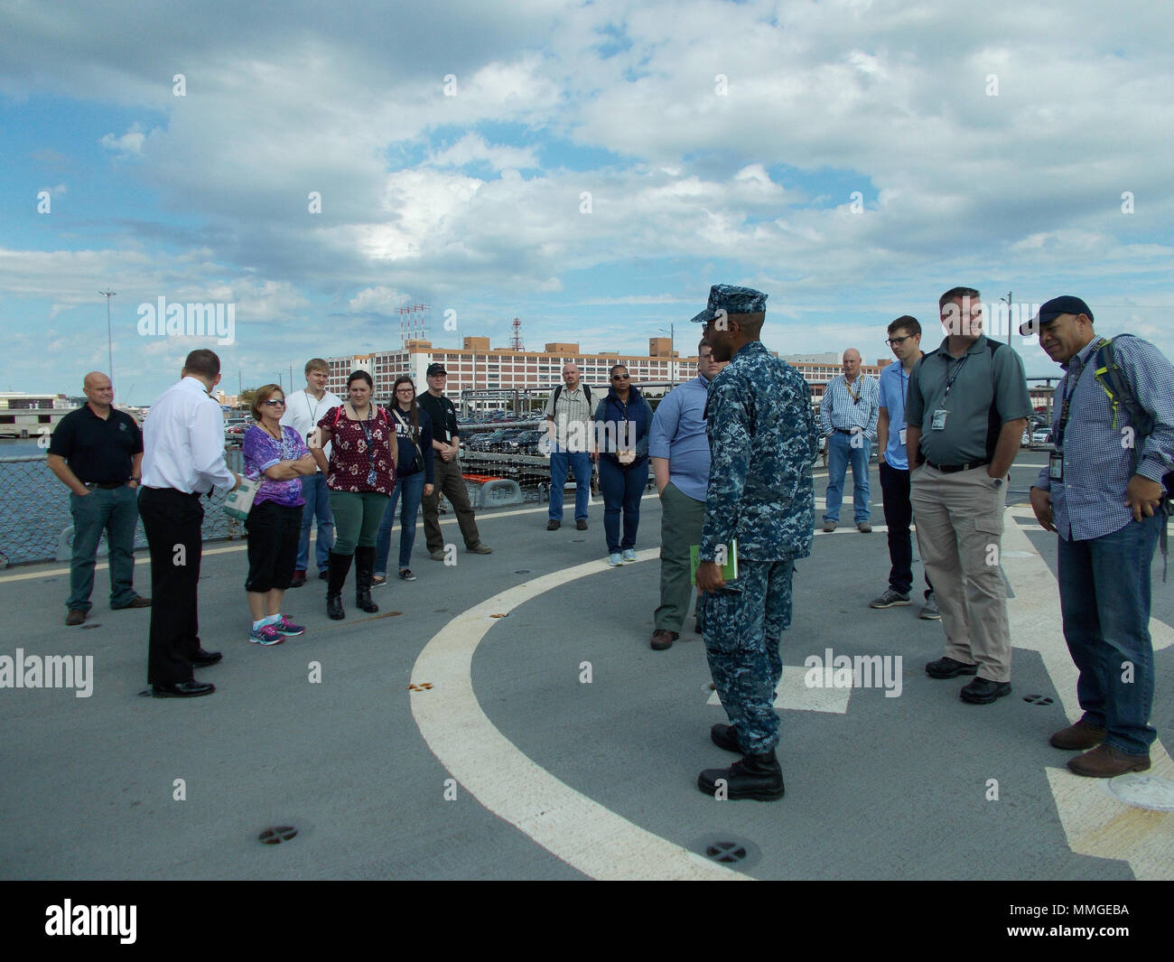 NORFOLK, Va. (Oct. 25, 2017) – Members of the NAVSUP Weapon Systems ...