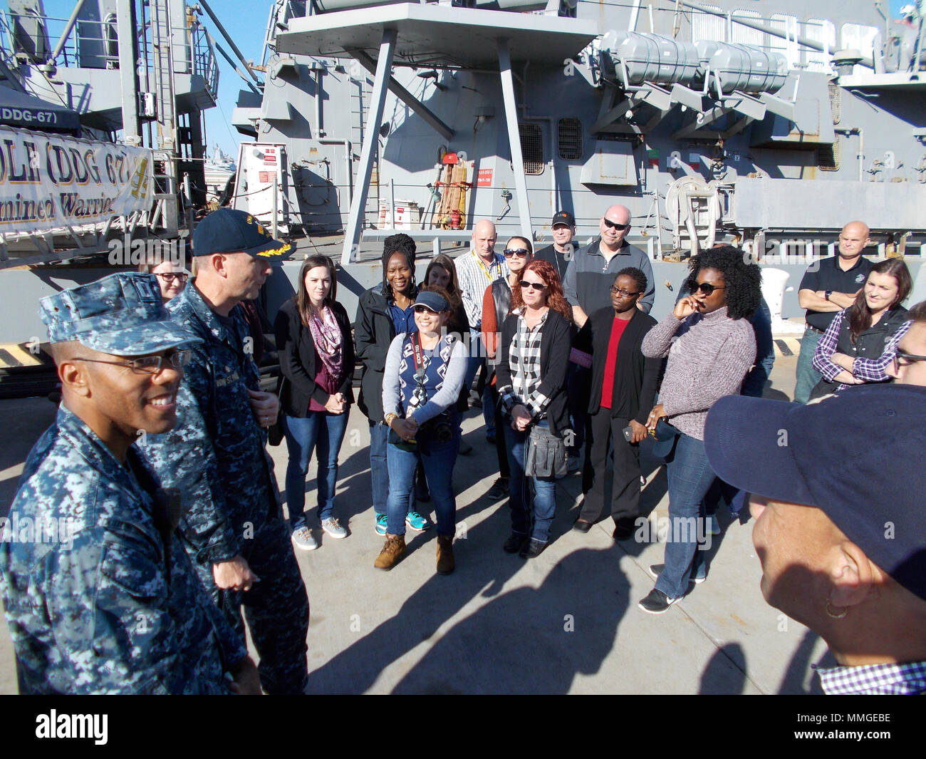 NORFOLK, Va. (Oct. 25, 2017) – Members of the NAVSUP Weapon Systems ...