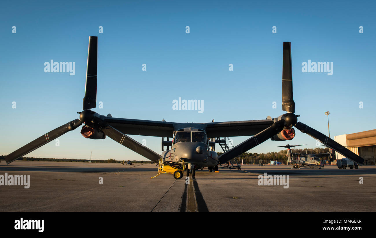 An 8th Special Operations Squadron CV-22 Osprey tiltrotor aircraft ...