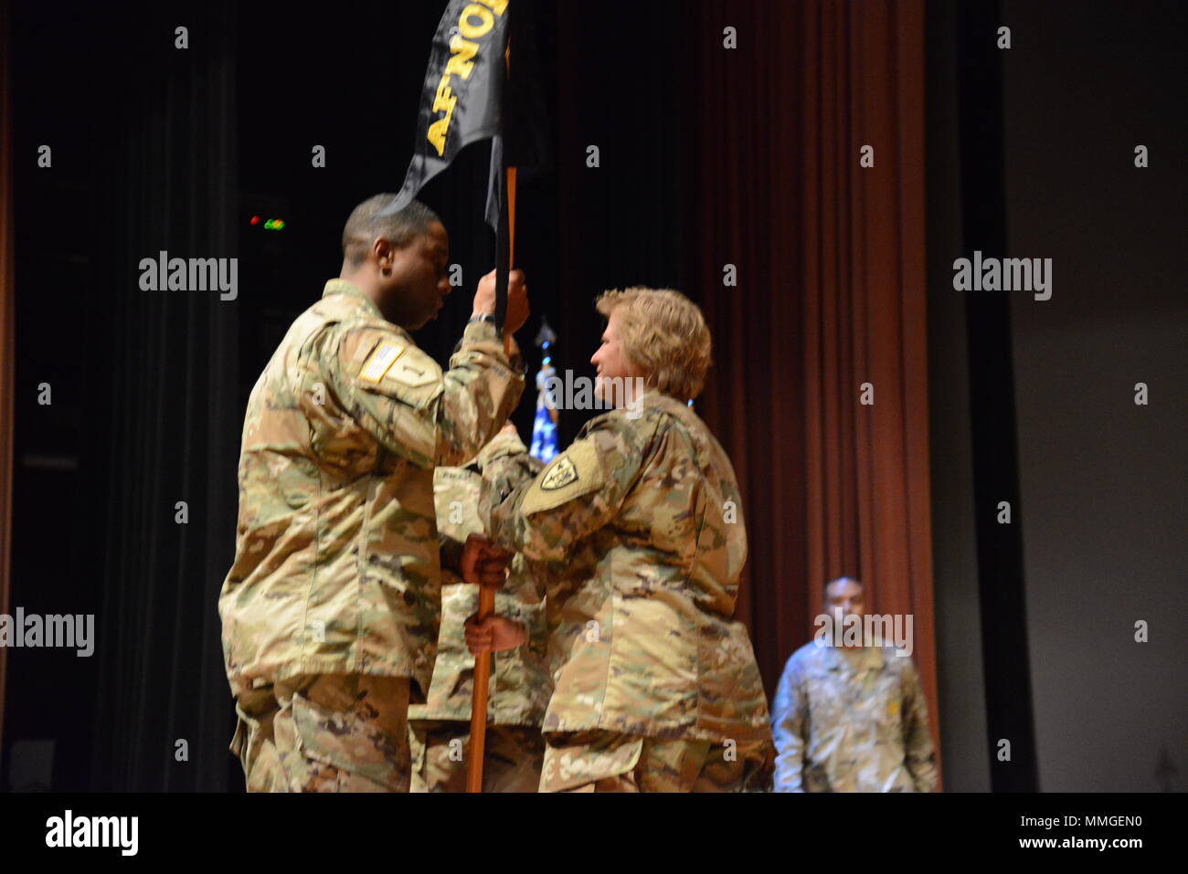 U.S. Cpt Shannon Wax and 1Sgt Adrian Sicardo, AFNORTH Battalion ...