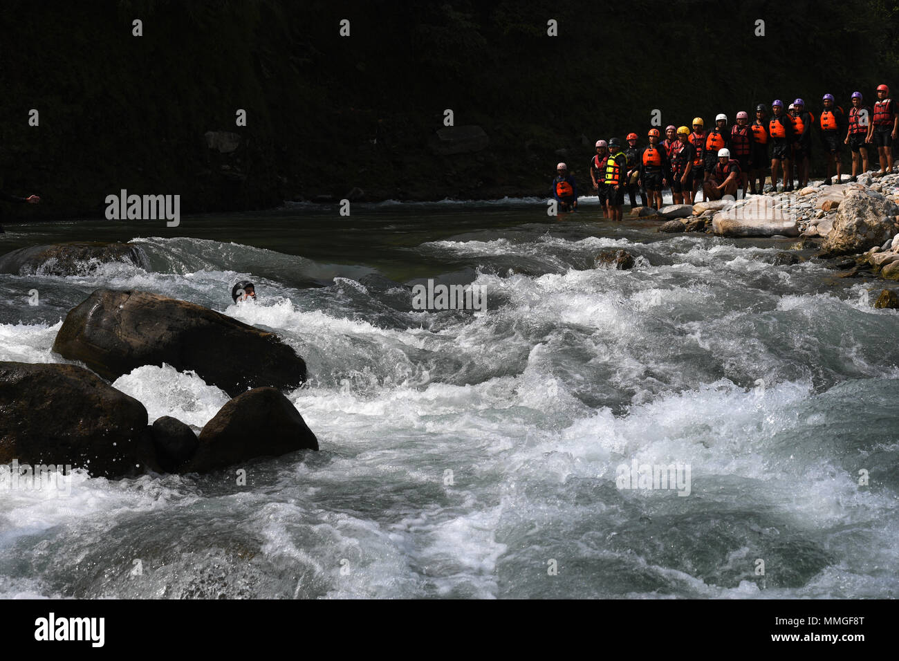 U.S. Air Force 320th Special Tactics Squadron operators and Nepalese ...