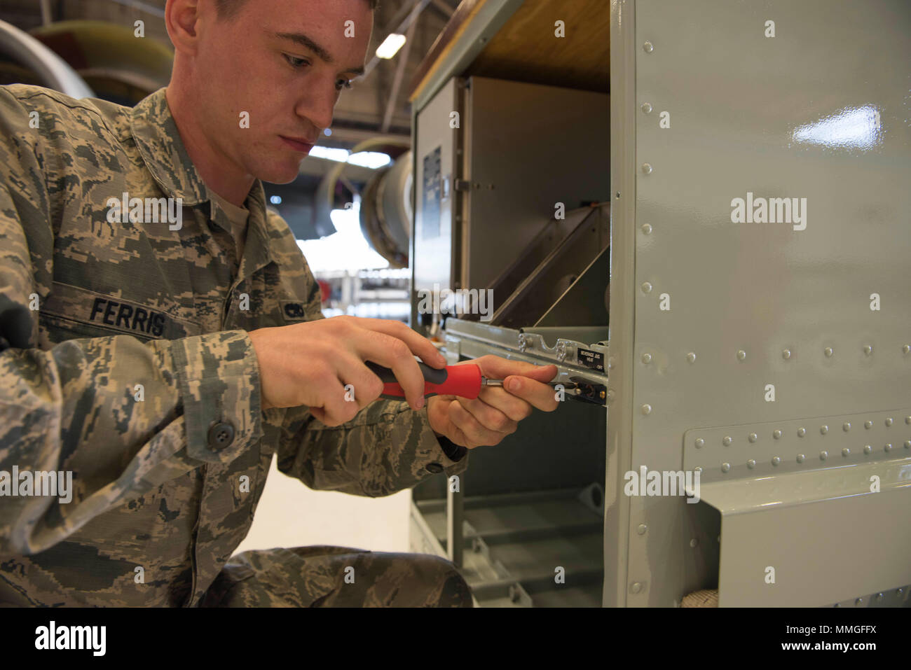 Staff Sgt. Tyler Ferris, 92nd Maintenance Group Air Force Repair ...