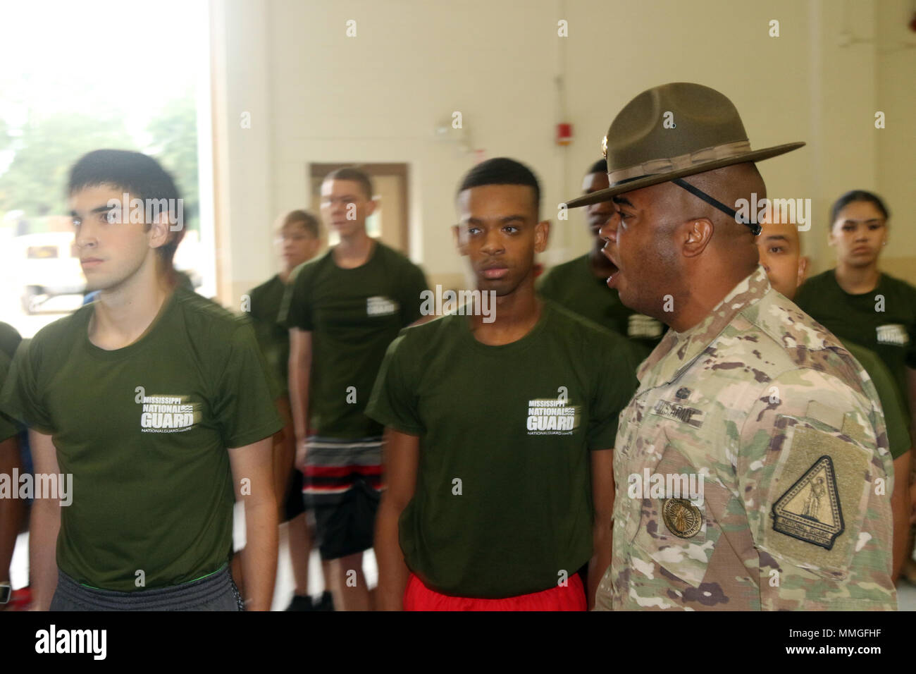 Sgt. 1st Class Sylvester Brookins, a drill sergeant with the ...