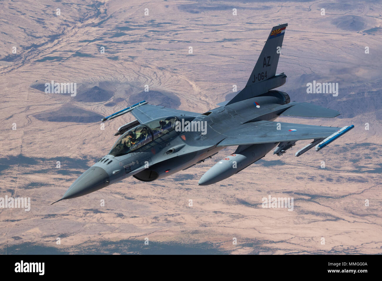 An F-16 Fighting Falcon from the 162d Wing, Arizona Air National Guard ...