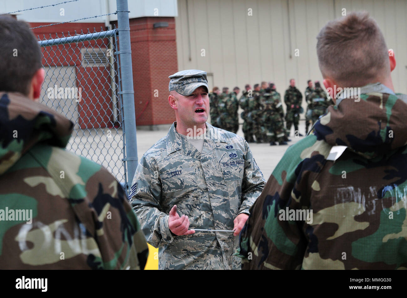 Air Force Staff Sgt. Benjamin Cully, an emergency manager assigned to ...