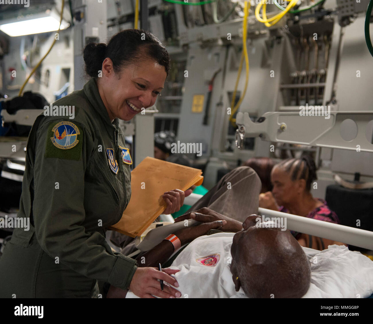 U.S. Air Force Maj. Gavril Goodman assigned to the 45th Aeromedical ...