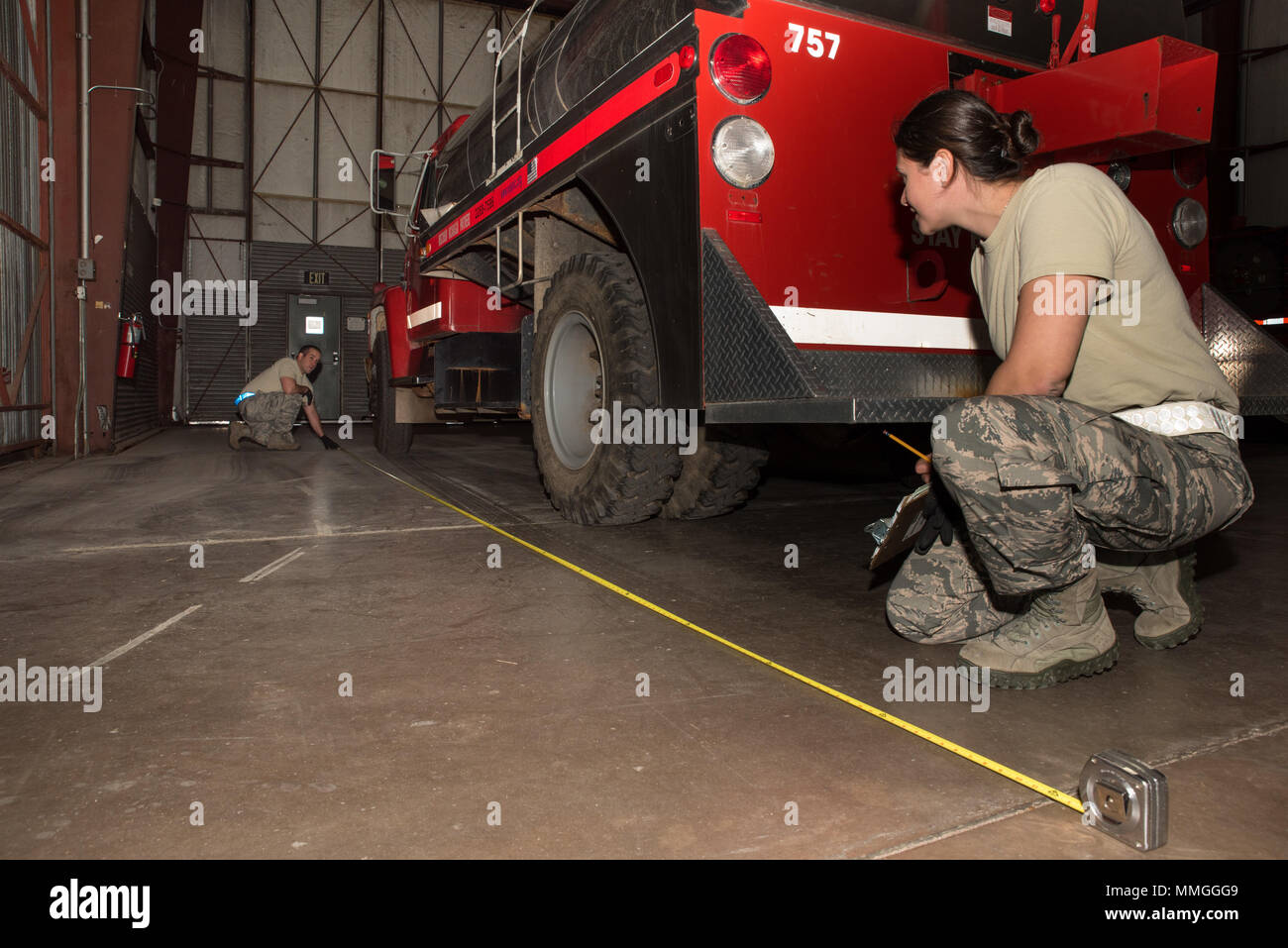 Master Sgt. Catie Lammers and Senior Airman Benjamin Gustin, air ...