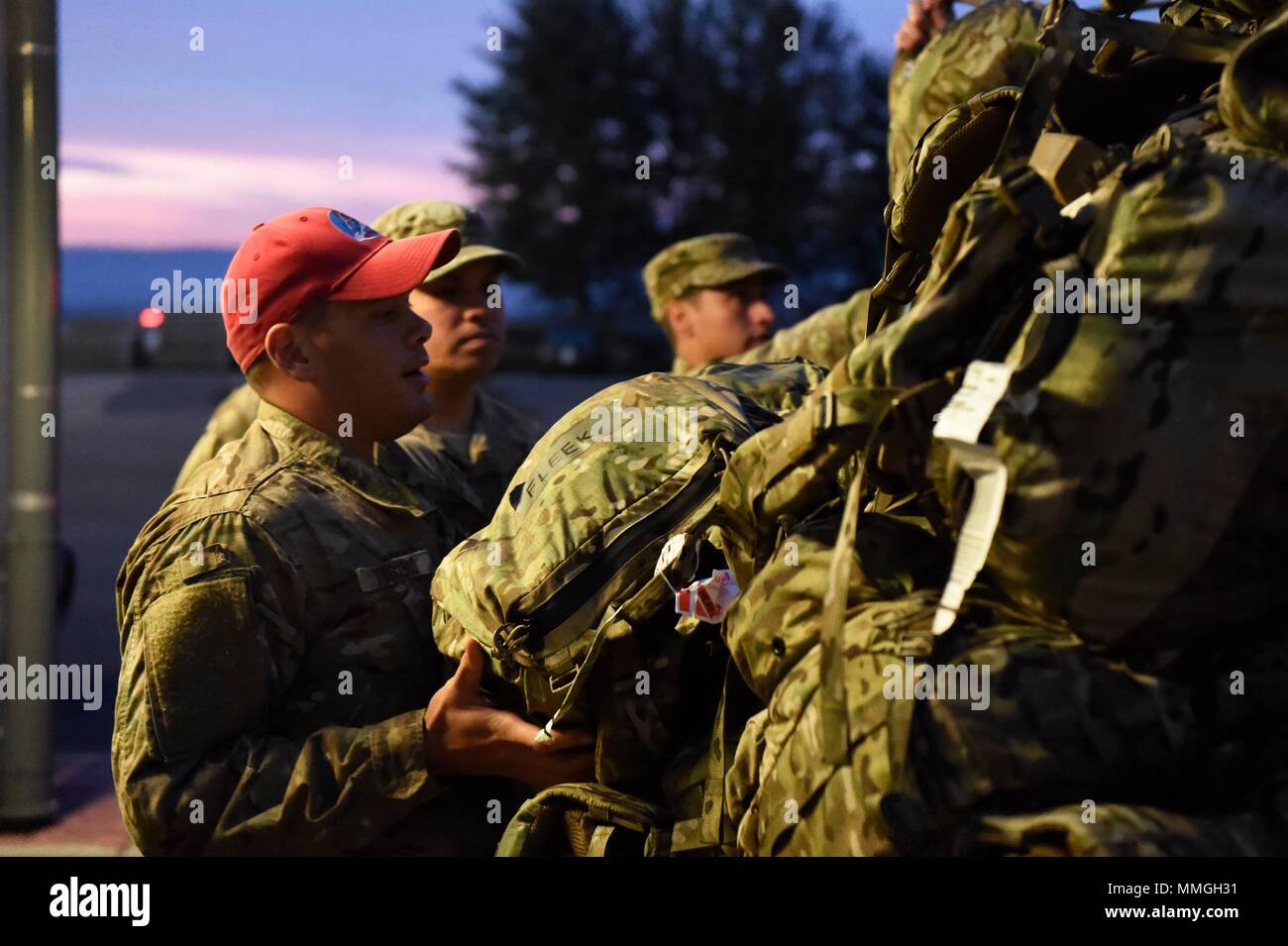 Airman from the 31st Expeditionary RED HORSE squadron, 86th Logistics ...