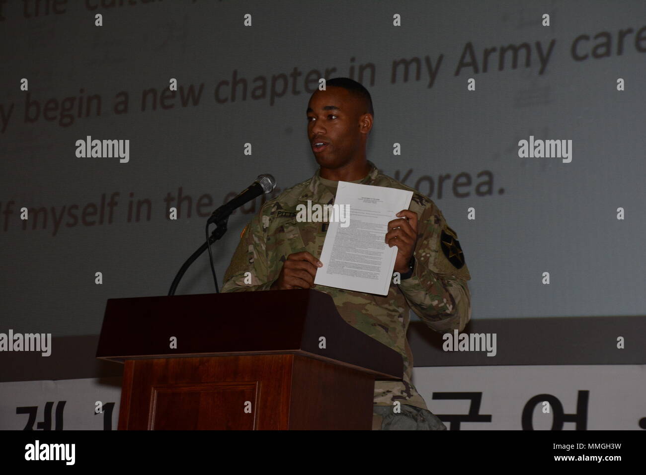 Capt. Roland C. Pitts, S-1 administrative section officer-in-charge for ...