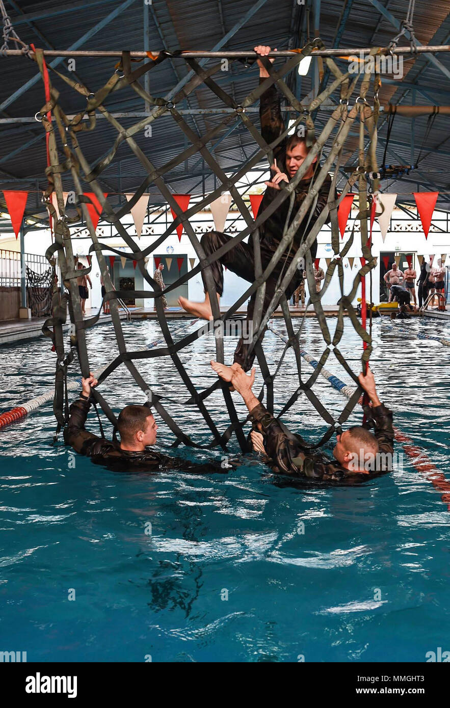 U.S. military members and French forces stationed in Djibouti completed ...