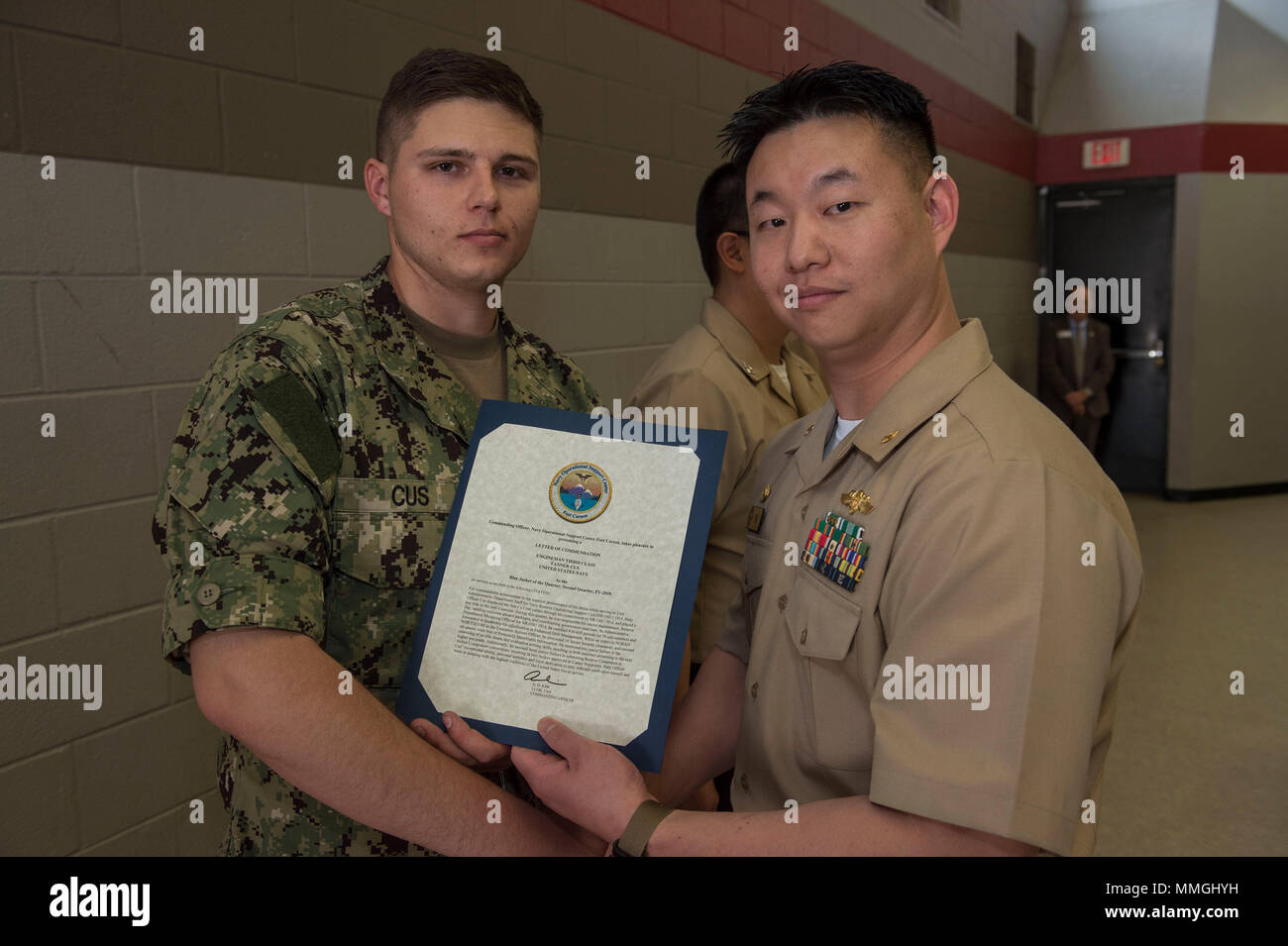 COLORADO SPRINGS Colo. (May 6, 2018) Engineman Third Class Tanner Cus ...