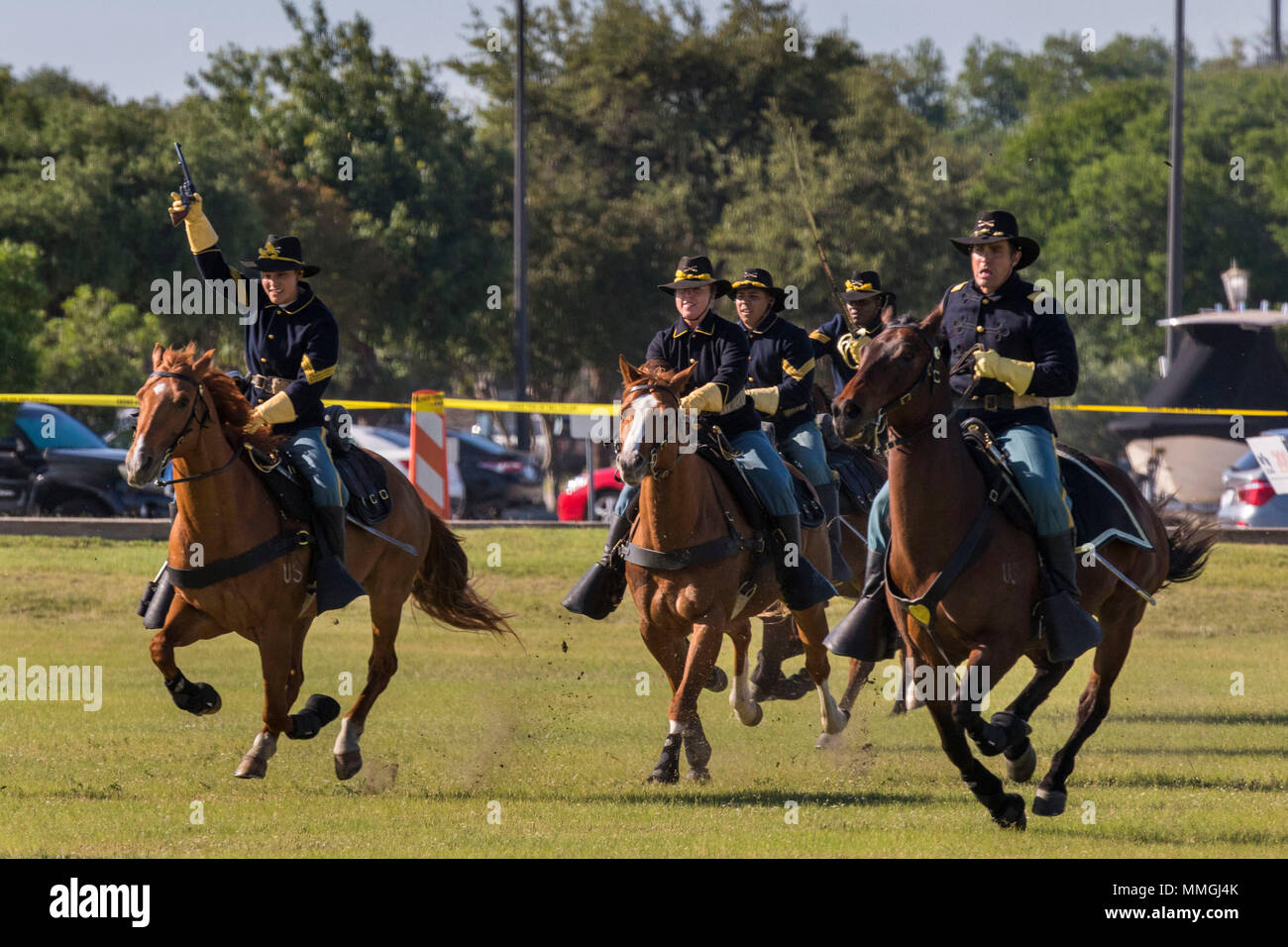 U.S. Army Soldiers with 1st Cavalry Division’s Horse Cavalry Detachment ...