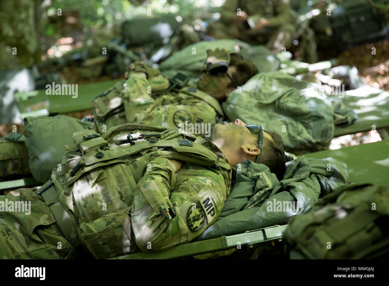 Military Police Soldiers assigned to 287th Military Police Company ...