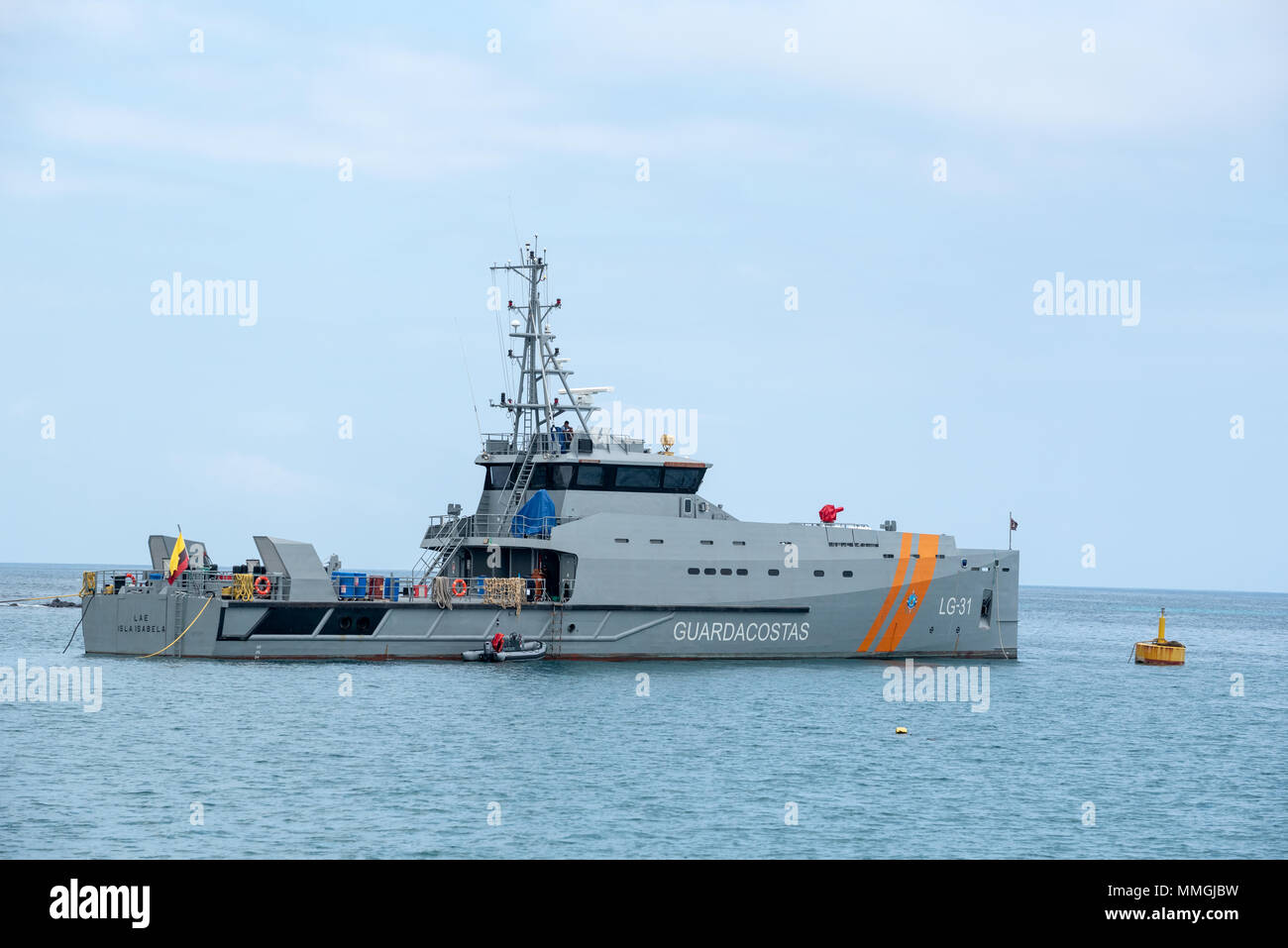 Ecuadorian Coast Guard ship, Puerto Baquerizo Moreno, San Cristobal ...