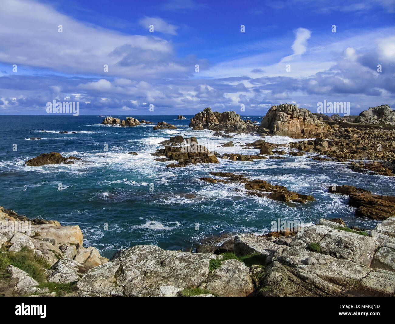 Rocks at beach Stock Photo - Alamy