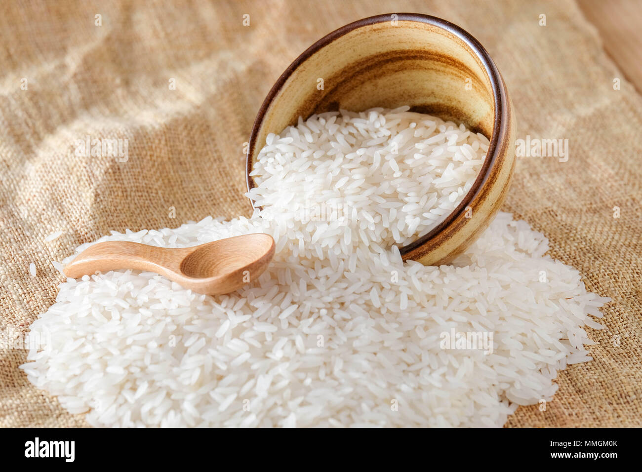 Rice, the staple food of Asians Stock Photo - Alamy